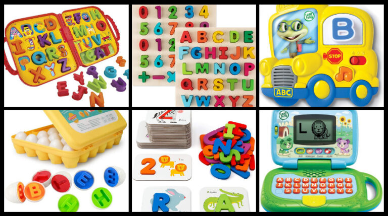 10 of The Best Alphabet Learning Toys For Toddlers - Coco's Caravan