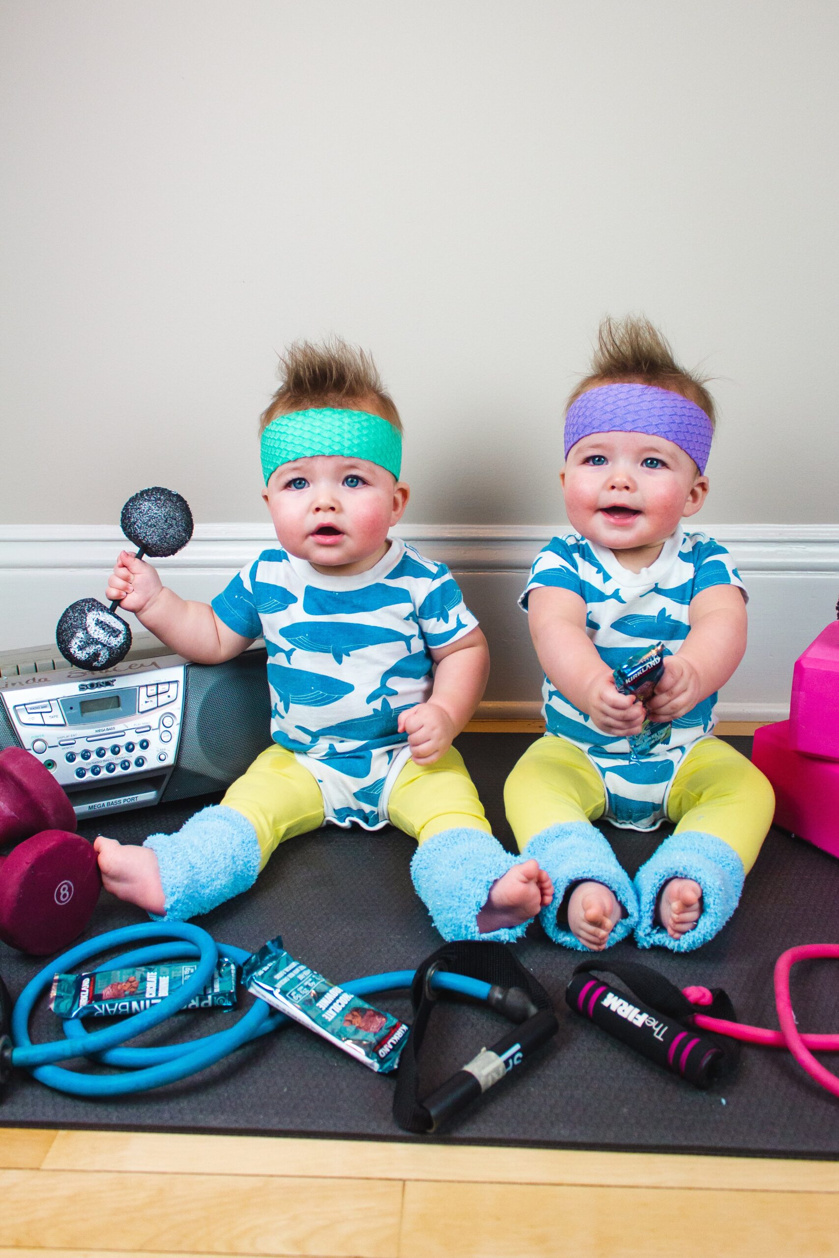 80's Baby Workout Photoshoot - Coco's Caravan
