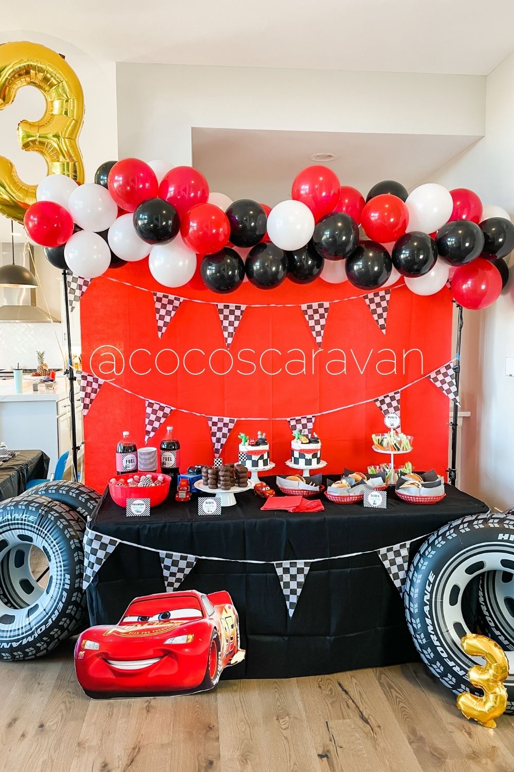 Easy and fun Disney Cars birthday party food ideas - Coco's Caravan