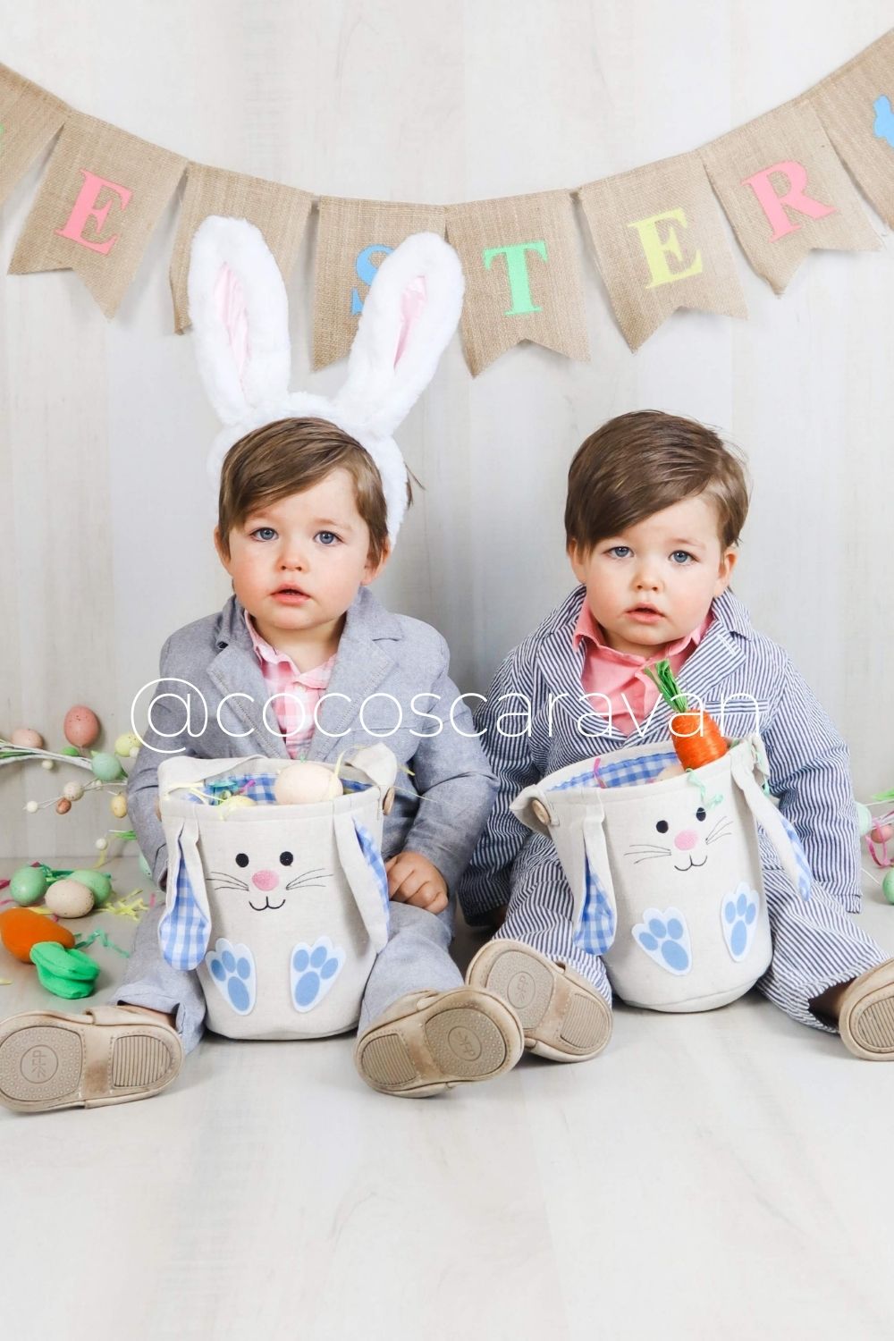 How to create a fun Easter photoshoot of your toddler - Coco's Caravan