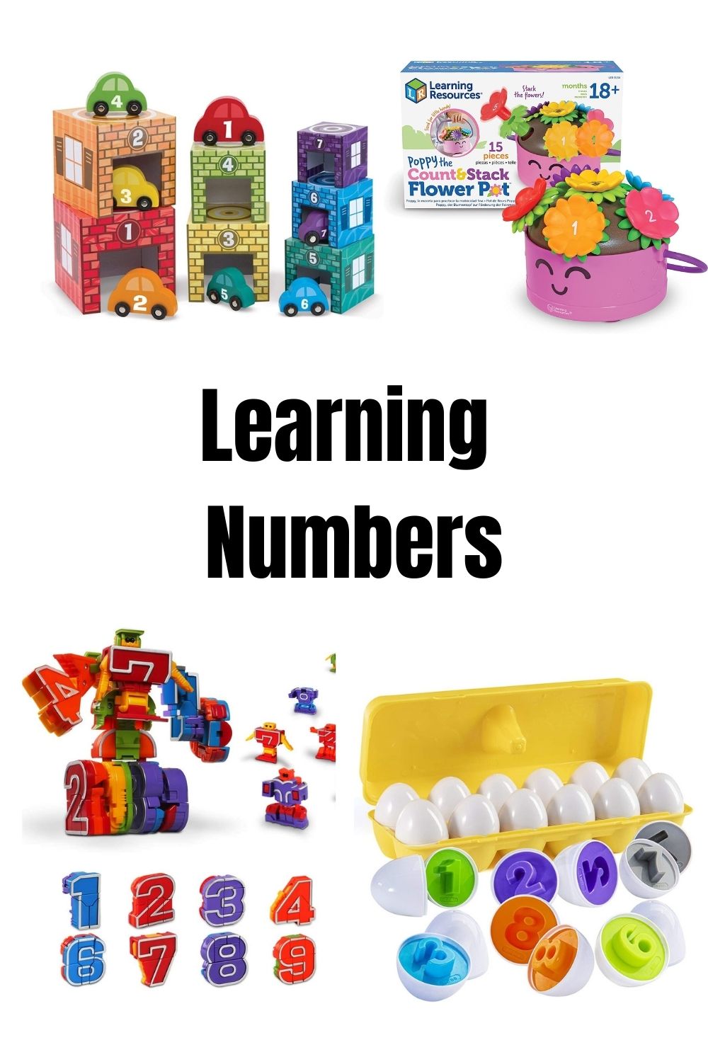 The best toys for learning numbers - Coco's Caravan