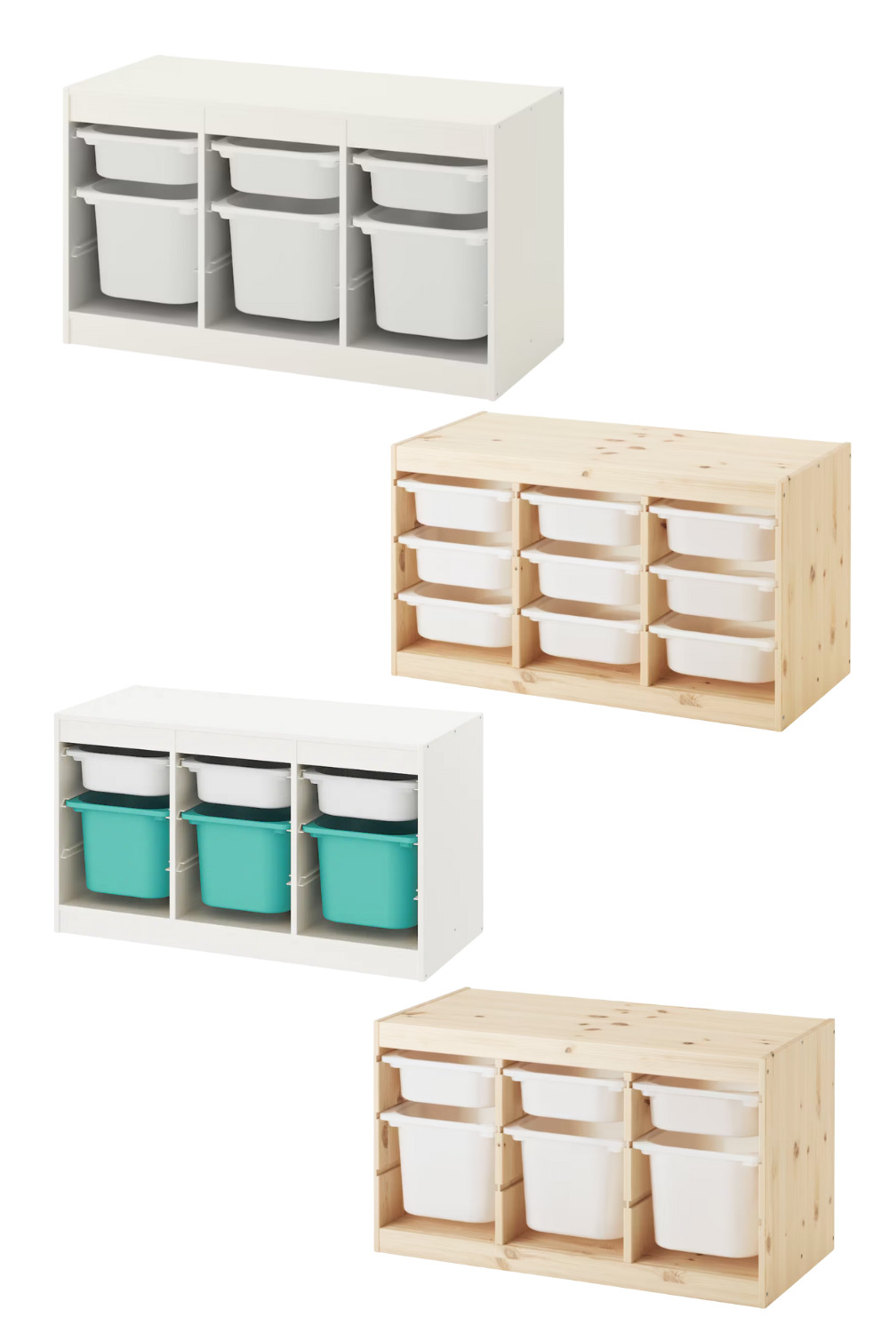 How to build an Ikea trofast activity table - Coco's Caravan