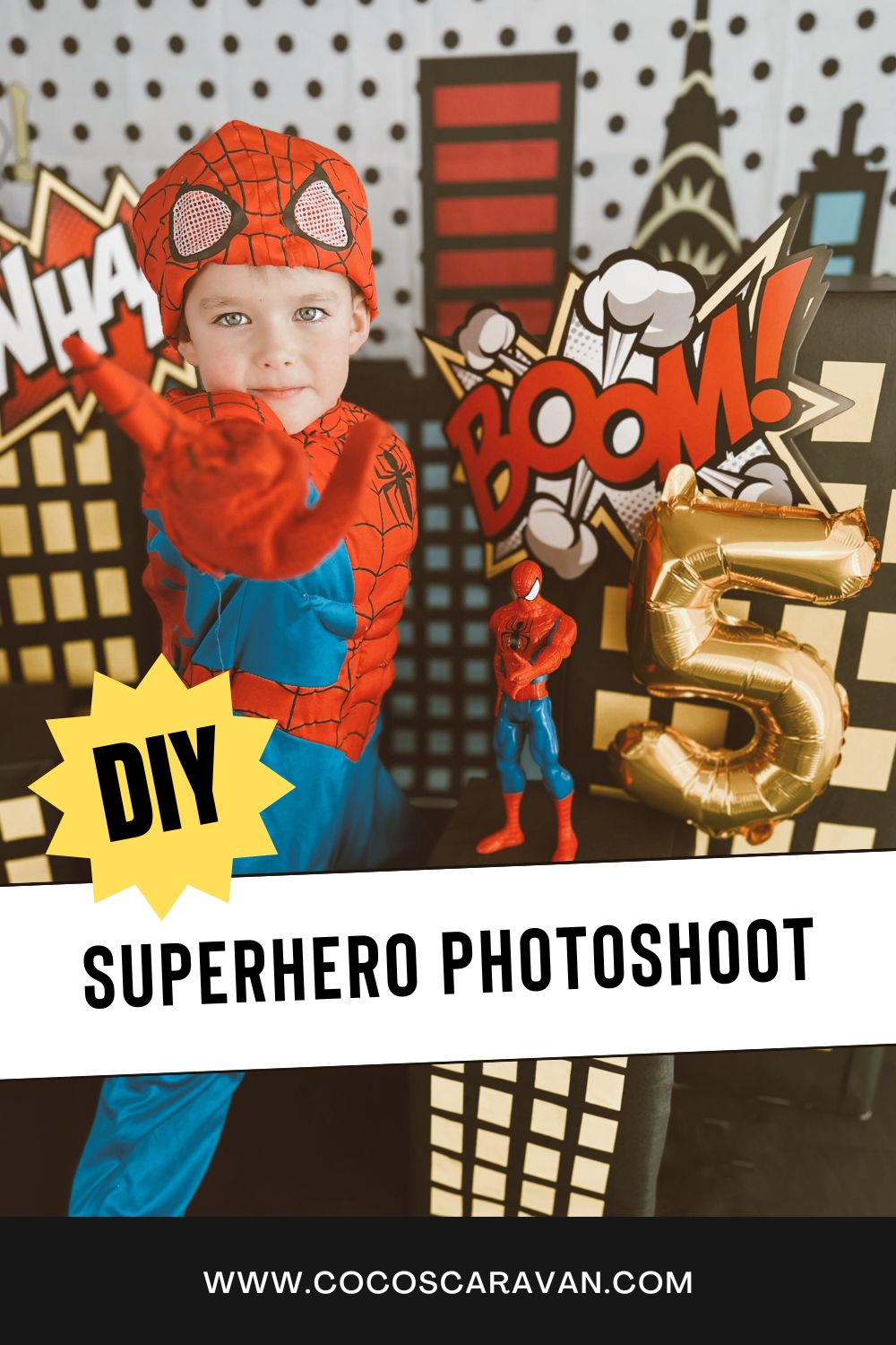 How to take your own superhero photoshoot - Coco's Caravan