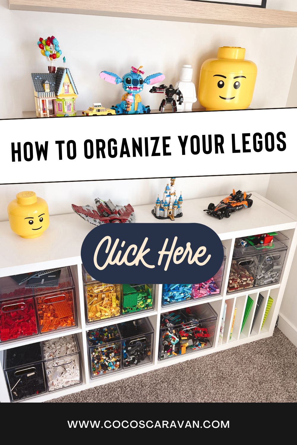 The best Lego organization system - Coco's Caravan