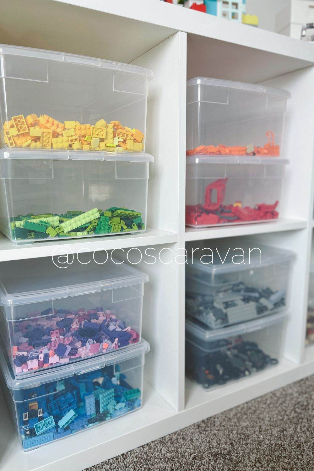 The best Lego organization system - Coco's Caravan