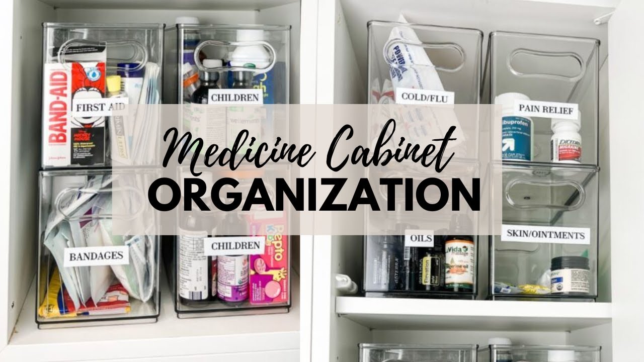 How To Organise Medicine