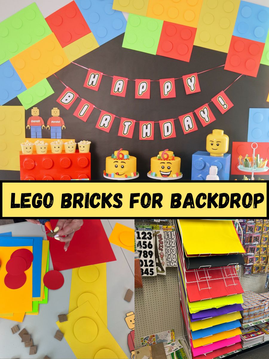 The best Lego birthday decorations - Coco's Caravan