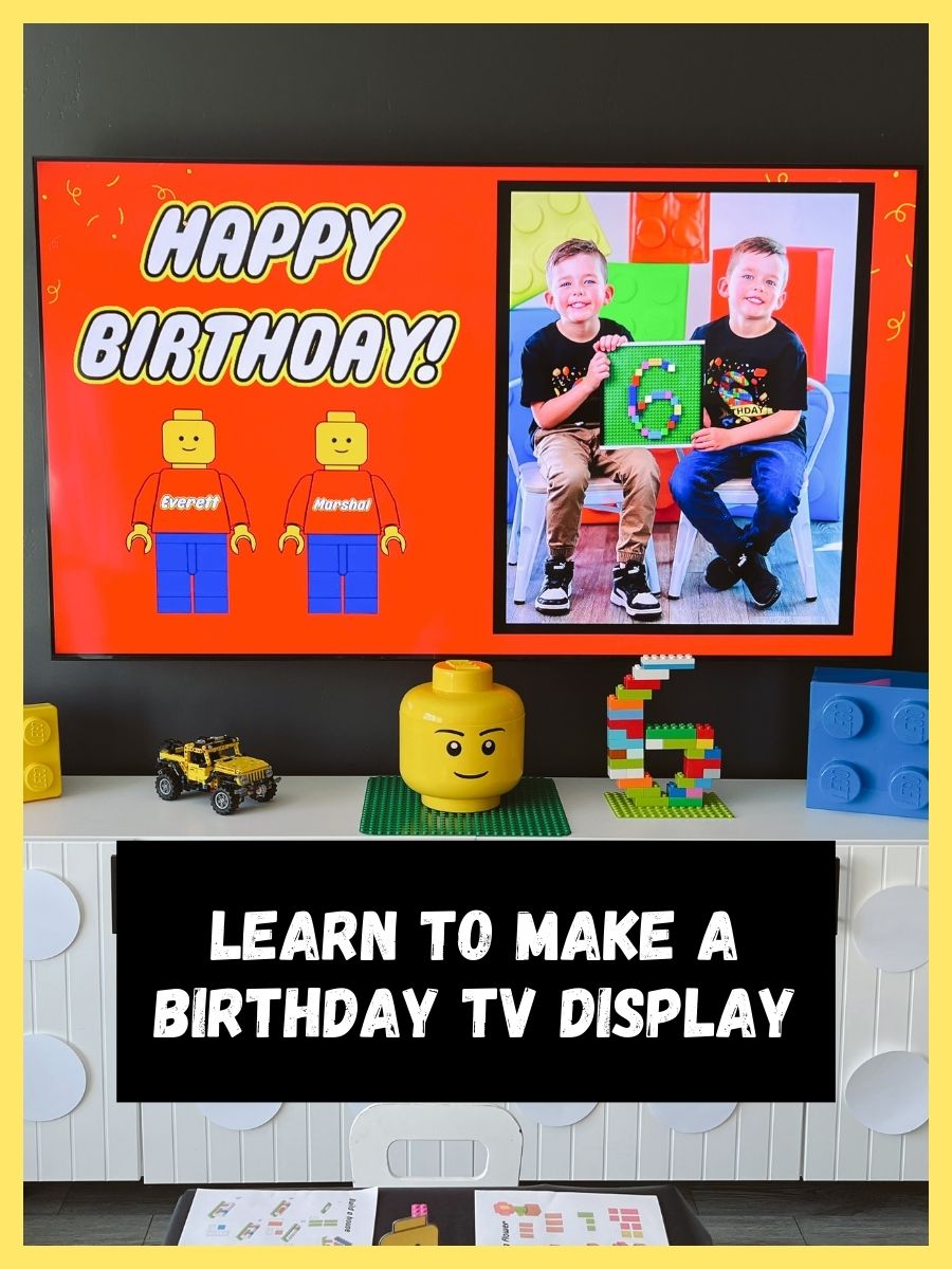The best Lego birthday decorations - Coco's Caravan